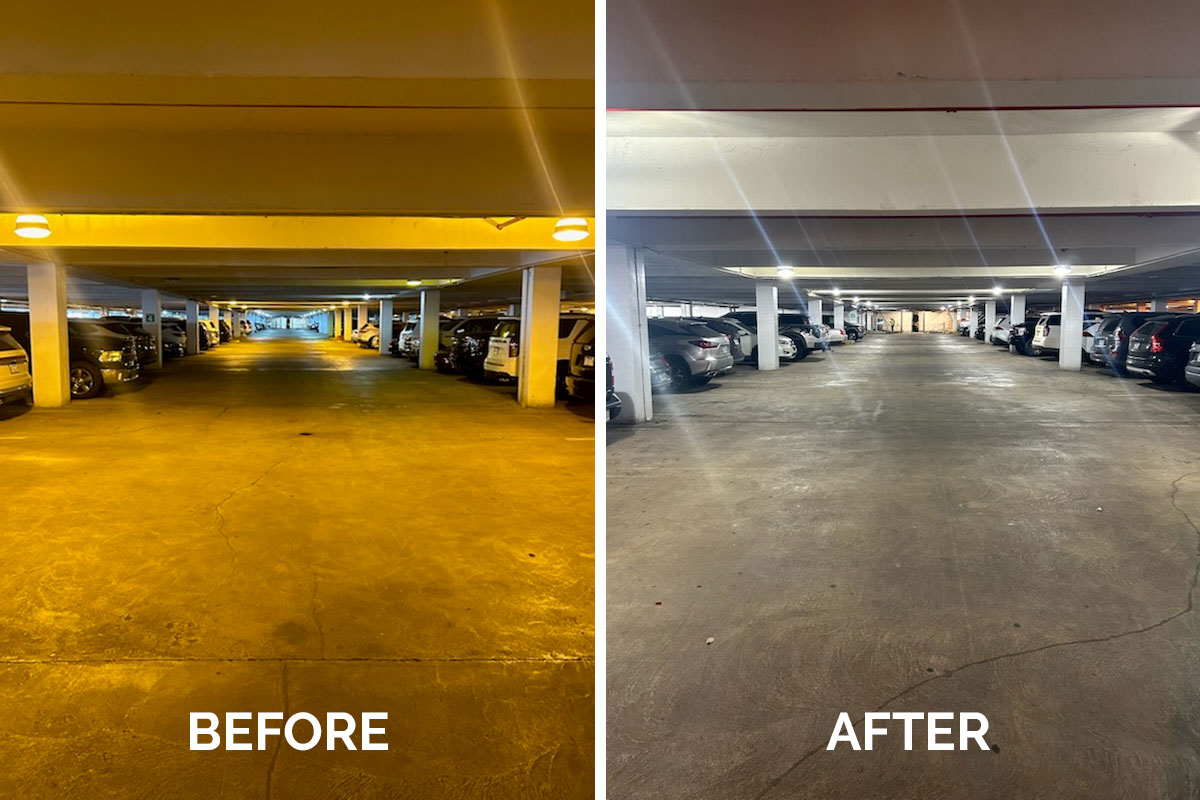 MEM on the Move: New LED lighting is a bright upgrade in 3-story garage ...